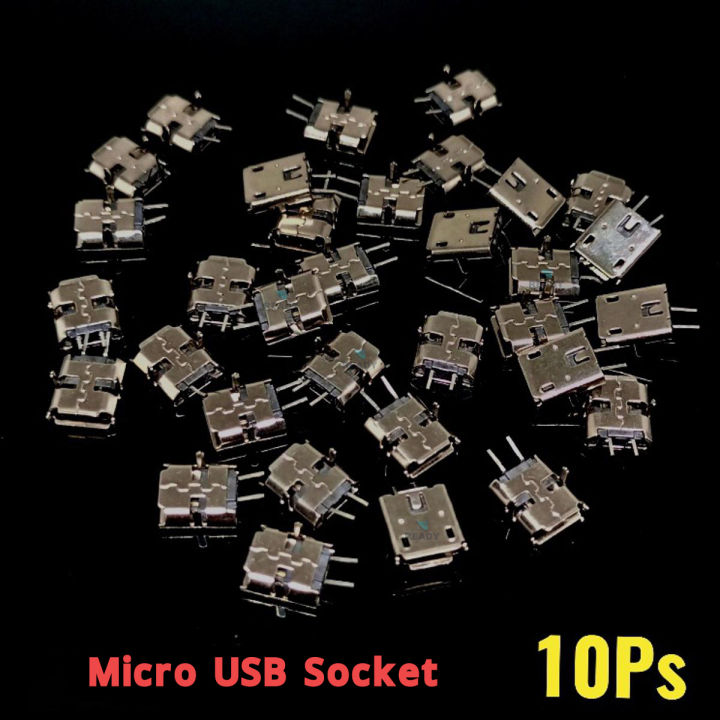 Micro USB Female Socket Type-B 2 Pin- 10pcs Combo | Daraz.com.bd