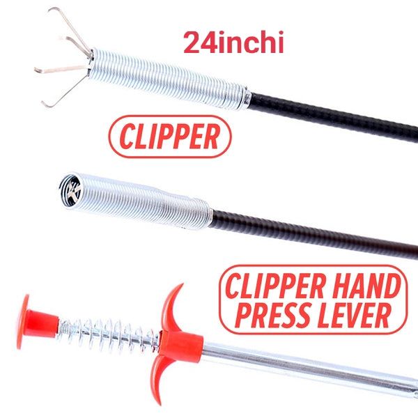 Flexible Sink Drainage Plumbing Cleaning Rod with Grapple Clipper ...