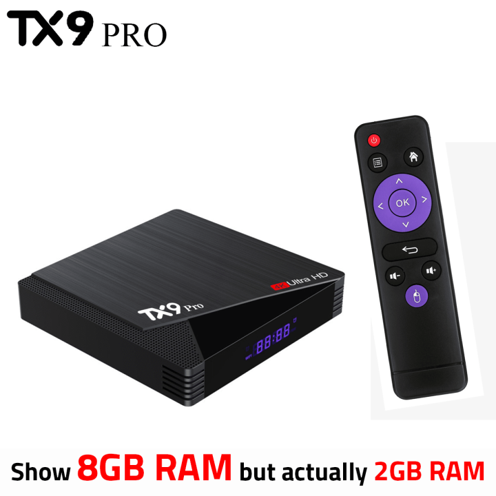 Android TV Box TX9 PRO Supports LED LCD CRT Television Toffee Binge 4K ...