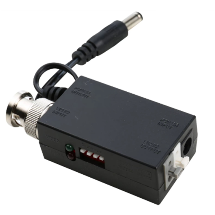 DC12V Active UTP Video Transmitter Balun for CCTV Camera DVR System ...