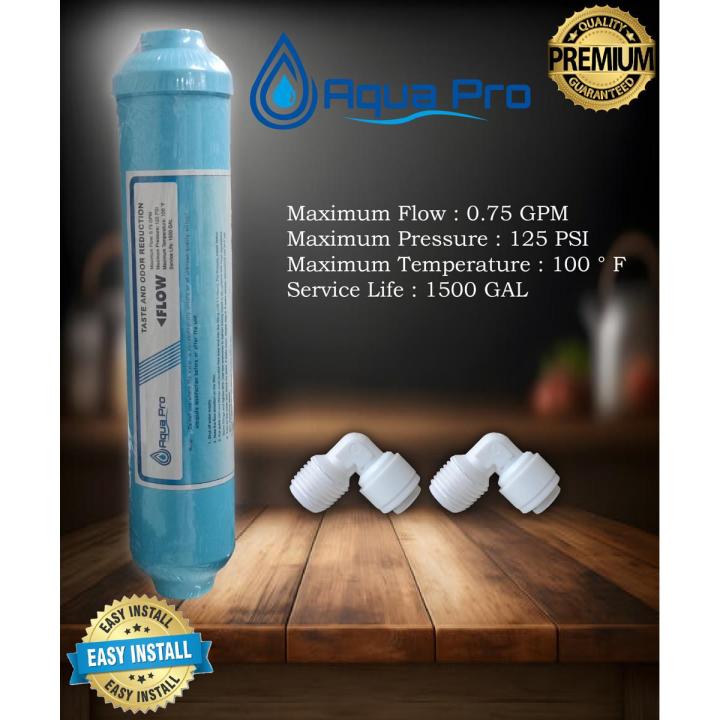 Aqua Pro Test & Odor Reduction Cartridge for Any Water Purifier With 2 ...