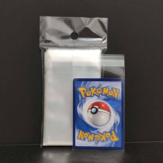 Pokemon Card Protective Poly Bag cellophane card protectors sleeves ...