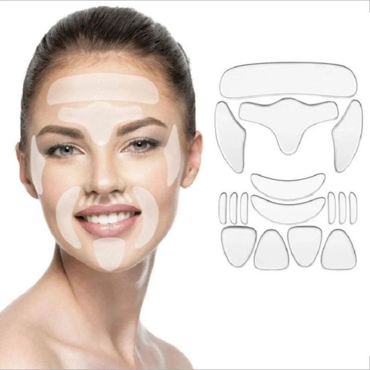 Reusable Silicone Anti Wrinkle Patches For Face Forehead Neck Eye ... Reusable Silicone Anti Wrinkle Patches For Face Forehead Neck Eye ...