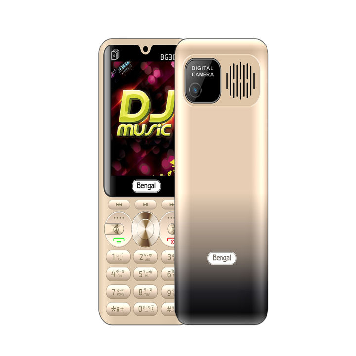 Bengal BG303 DJ QUAD SIM Feature Button Mobile Phone | Daraz.com.bd