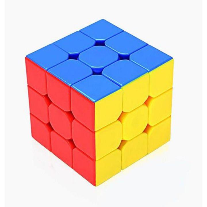 QYTOYS Sticker less 3x3 Puzzle Speed Cube Magic Rubik's Cube Puzzle Toy ...