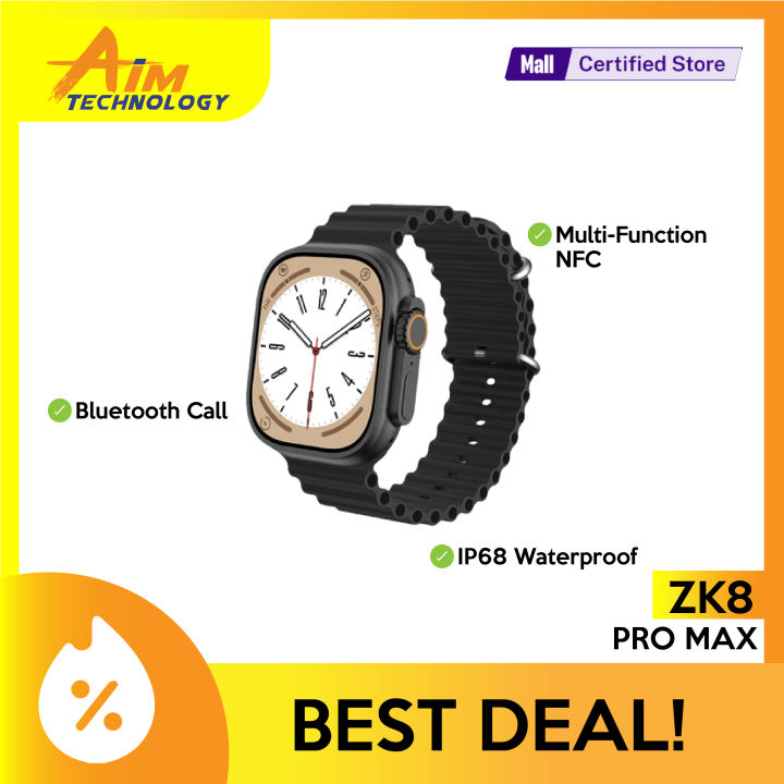 ZK8 Pro Max Amoled Display Smart Watch | Daraz.com.bd