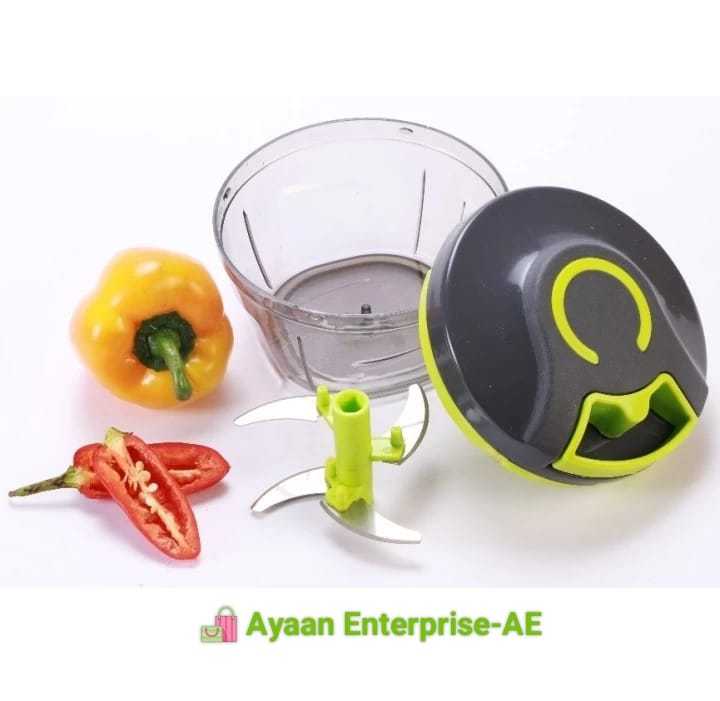 Premium Quality Plastic 4 Blades Quick Manual Plastic Hand Chopper For ...