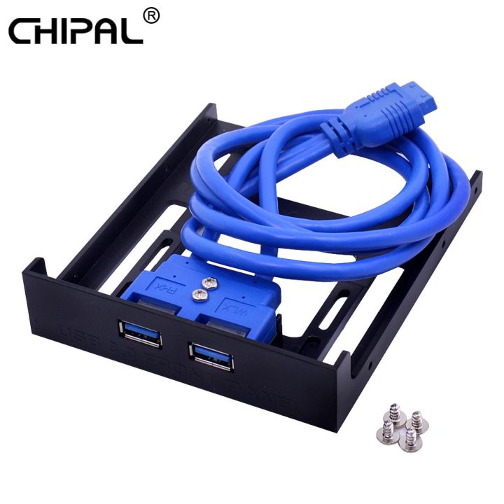 CHIPAL 2 Port USB 3.0 Front Panel 20 Pin USB3.0 Hub Expansion Bay ...