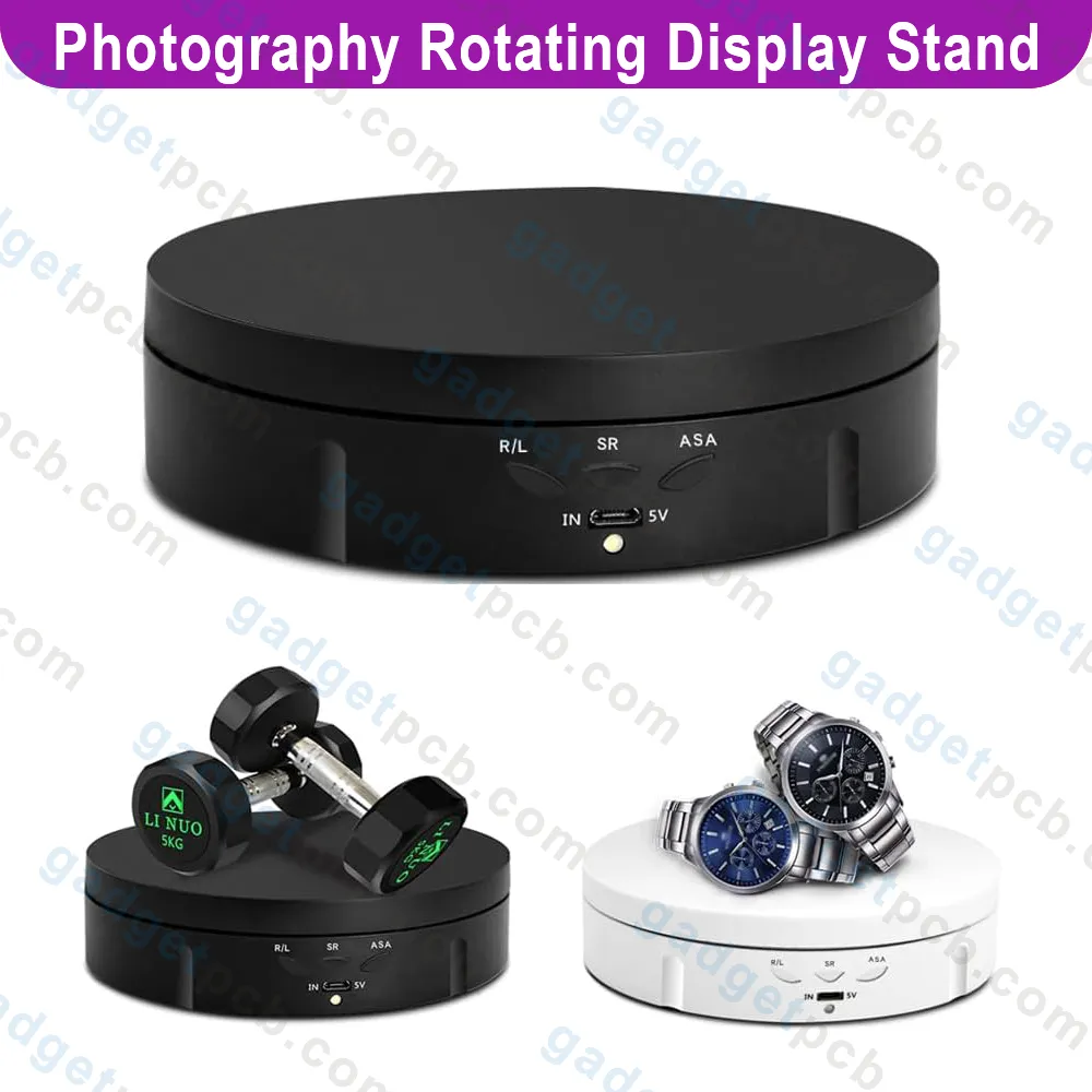 Motorized Rotating Display Stand, 360 Degree Rotating Turntable for ...
