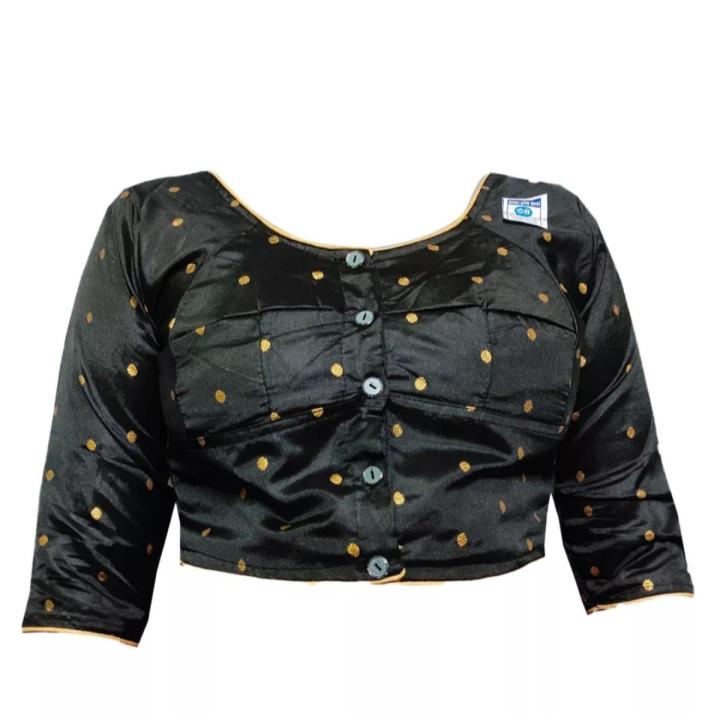 Indian Buta Katan black colour Blouse For Women (Inner False) | Daraz ...