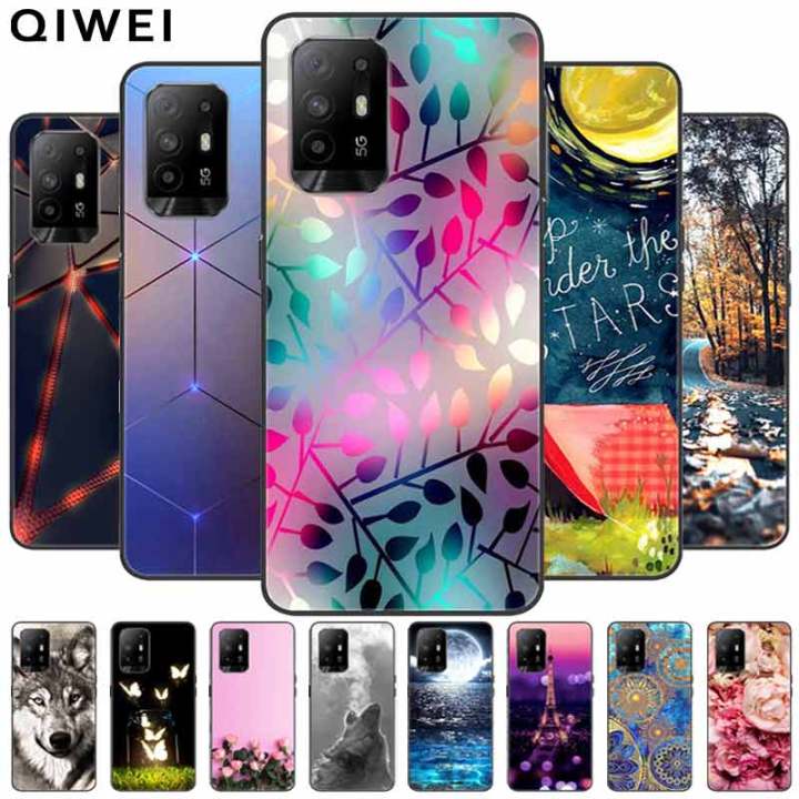 For OPPO A94 5G Case Fashion Soft Silicone Back Cover For OPPO A94 5G 6 ...