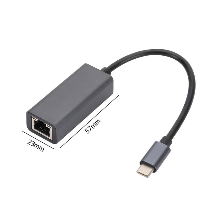 USB 3.0 Type C Ethernet USB C to RJ45 Network Card Lan Adapter 10 ...