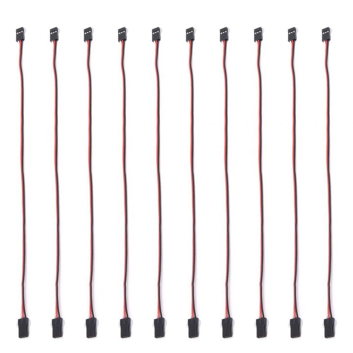 10 Pieces of 300MM Suitable for RC JR FUTABA Male-To-Male Servo ...