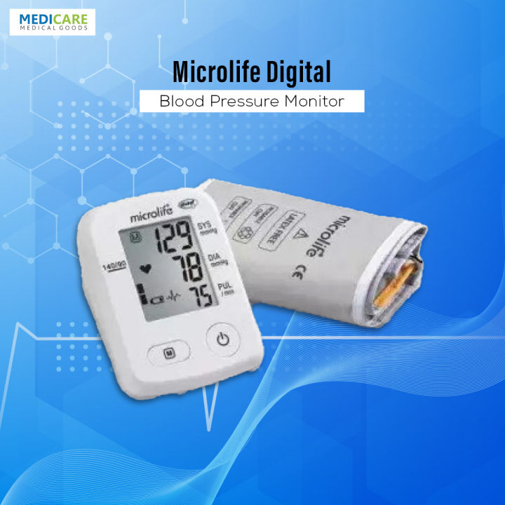 Pressure Machine Microlife Digital Blood Pressure Monitor Set | Daraz ...