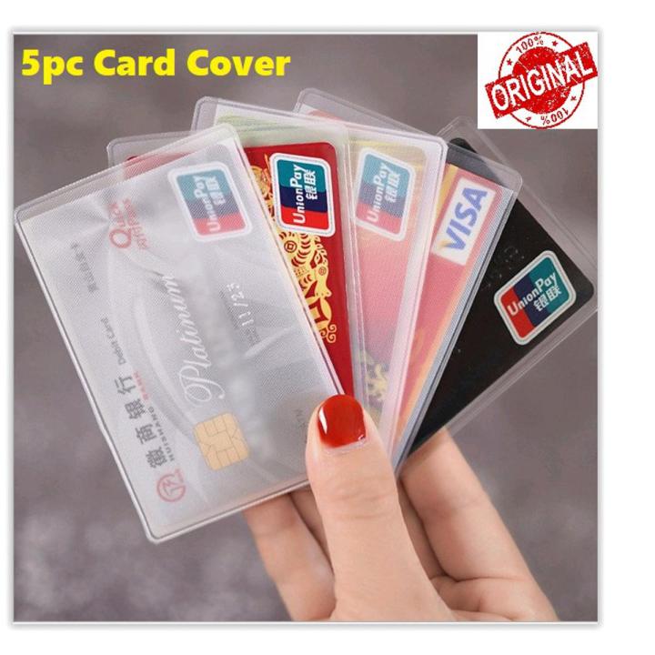 5 pcs Card Cover License Card Cover Bank Card Cover Membership Card ...