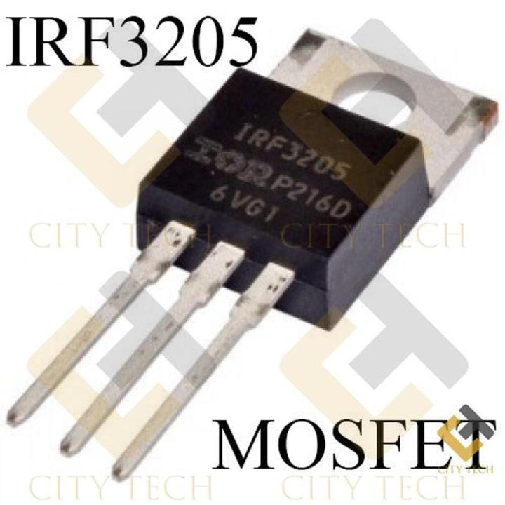 IRF3205 MOSFET IC A Class IRF 3205 55V 110A 200W TO-220 N Channel Power MOSFET 3 Pin Transistor ...