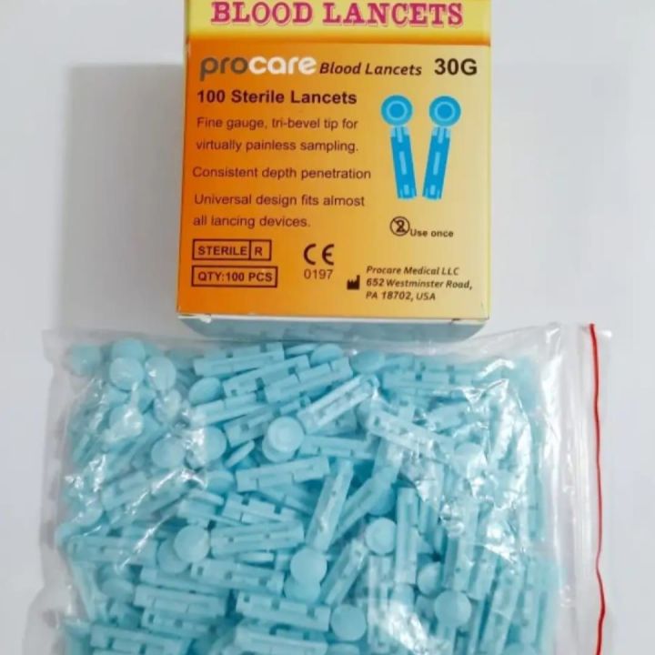 Procare Blood Lancets -100 Pcs | Daraz.com.bd