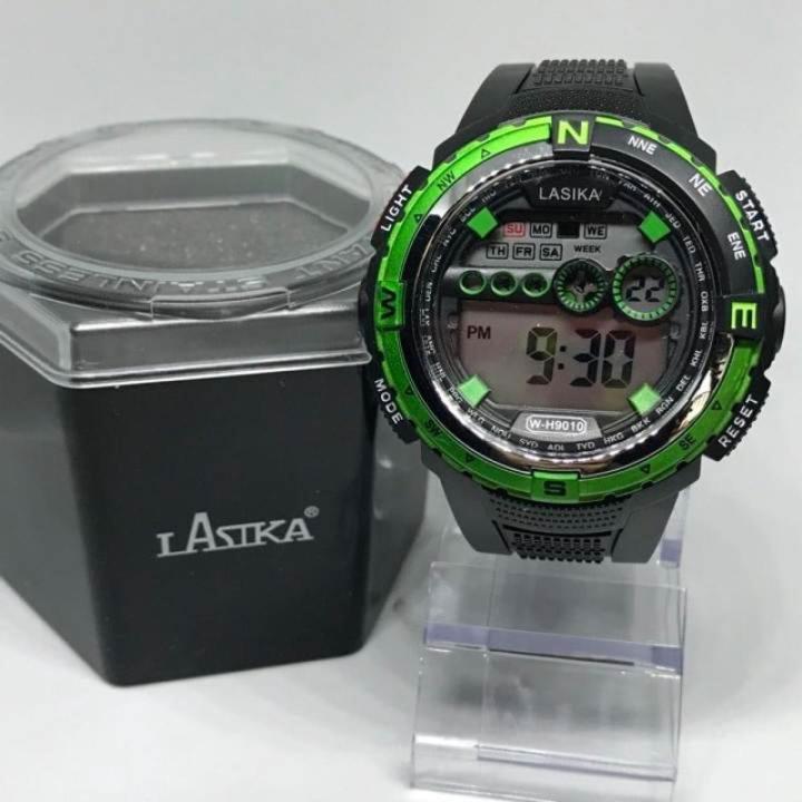 LASIKA W-H9010 Water Resistance/ Waterproof Silicon Digital Watch for ...