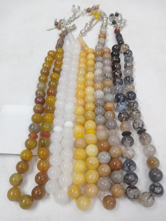 Tasbih of akik stone - 33 dana - islamic items | Daraz.com.bd