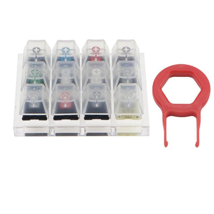 FORIDE 12 Key Switch Tester with Acrylic Base for Cherry MX Mechanical ...