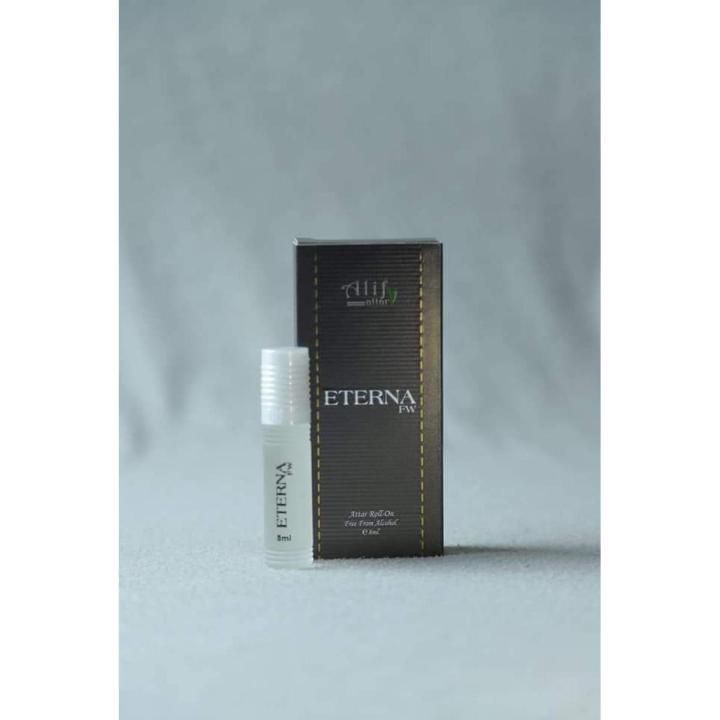Alif Eterna Fw Attar Long Lasting Roll On Non Alcoholic Perfume - 8ml ...
