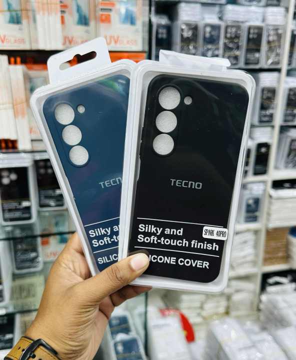 For Tecno Spark 40 Pro Soft Silicone Cases Shockproof Round Edge Camera ...