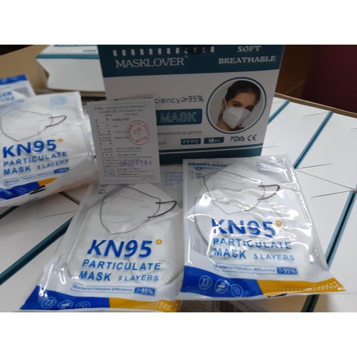 Mask Lover Non-Madical KN95 Inside nose pin PARTICULATE MASK 2piece ...