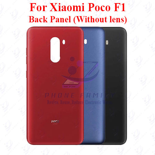 For Xiaomi Poco F1 Back Panel/Backshell/ Casing + Side Button With Logo ...