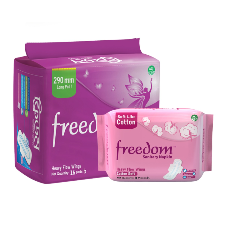 Freedom Heavy Flow 16 pads (Get Freedom Cotton 8 pads Free) | Daraz.com.bd