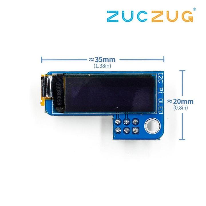 【Mary DAI Store】PiOLED I2C 0.91inch OLED 128x32 Blue for RPI Pi 1, B+, 2, Pi 3 and Pi Zero ...