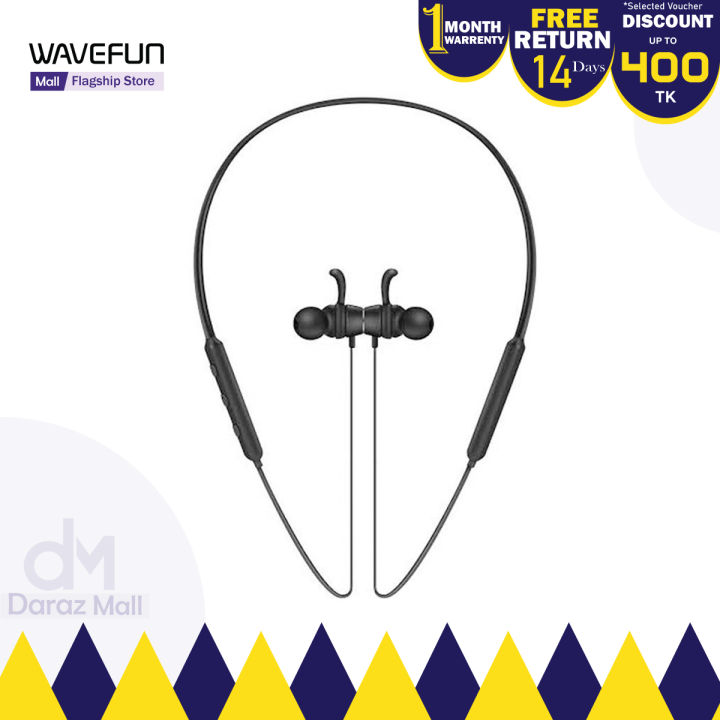 Original Wavefun Flex Pro Quick Charging Bluetooth Earphone V5.3 ...