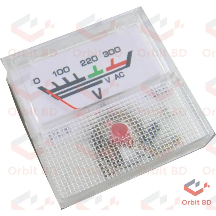 AC Mini Voltmeter Analog 0-300v | Daraz.com.bd