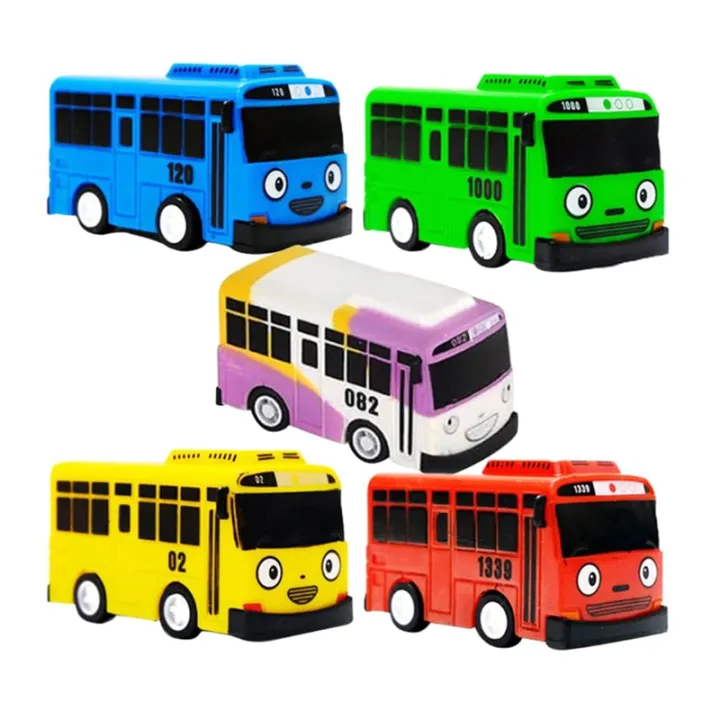 【Quality】 5Pcs Mini Bus Car Mini Pull Cars Gifts Boys Friends and ...