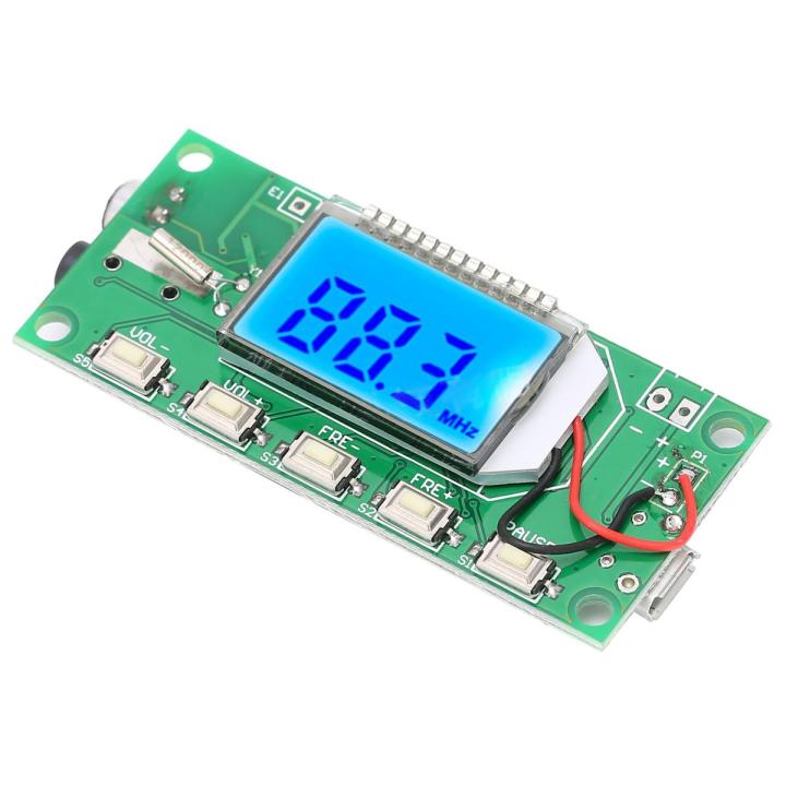 3V-5V FM Transmitter Module Digital Stereo Frequency Modulation 87 ...