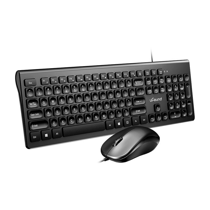 uFound U-762 Mouse and Keyboard Combo 106-key Low Decibel Keys Keyboard ...