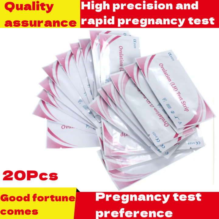 20 Pcs Fertility Ovulation (L H) Test Strips Early Home Urine Testing ...