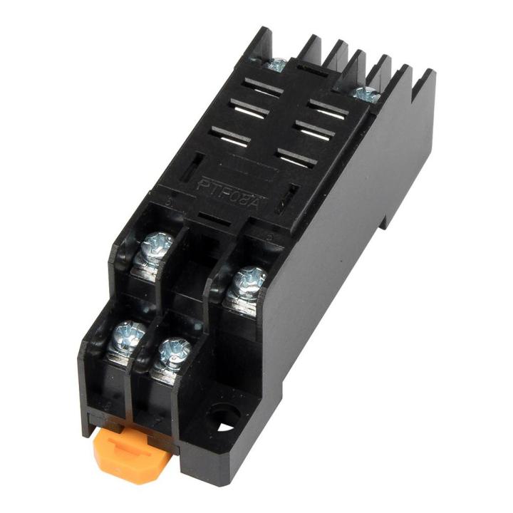 AC 8 PIN Relay Socket Base - Black | Daraz.com.bd