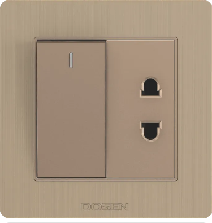 Dosen Magnum gold series Multi Socket 2 pin with Switch | Daraz.com.bd