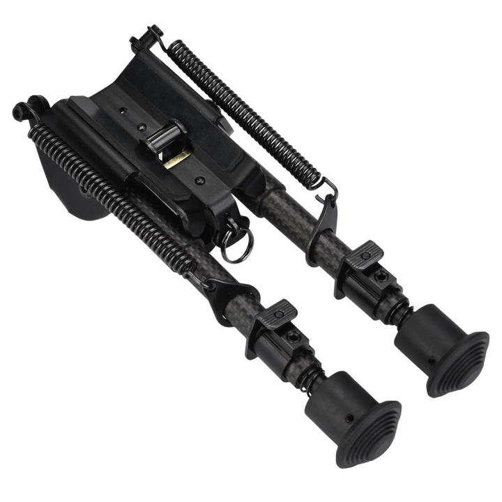 6-inch Durable Carbon Fiber Foldable Adjustable Tactics Bipod Support ...