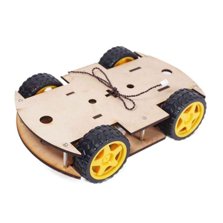 4 wheel robotic chassis for Arduino robotics and stem projects | Daraz ...