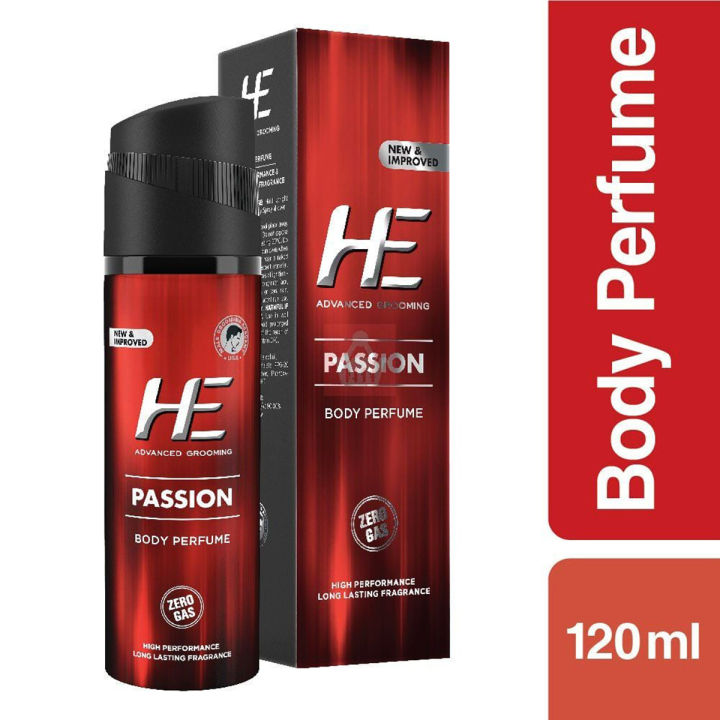 Advanced Grooming Body Perfume (Passion) - 120ml (India) | Daraz.com.bd