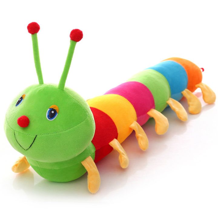 Cute Soft Cotton Caterpillar Toys for Kids 50CM Multicolor Stuffed ...