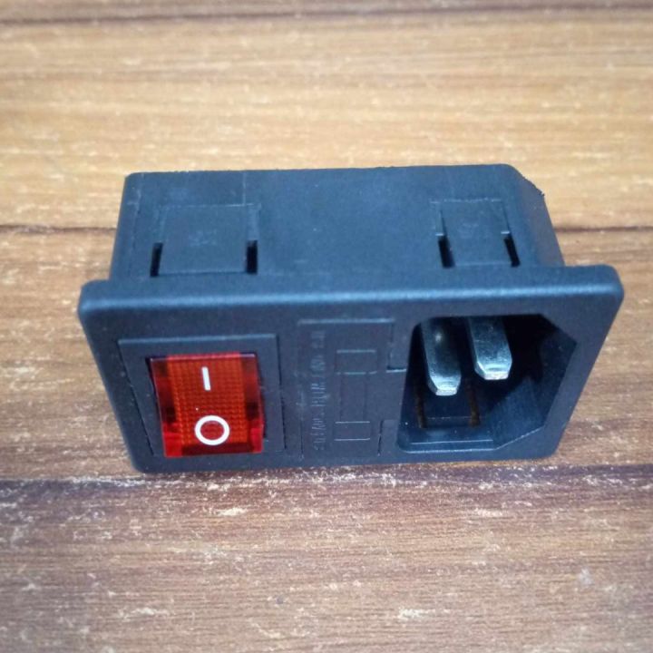BK-AC-01 AC 250V 15A 3 Pin Terminal MALE Electrical Inlet Power Socket ...