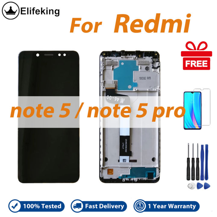 LCD With Frame For Xiaomi Redmi Note 5 5 Pro Display Touch Screen Digitizer Assembly Replacement ...