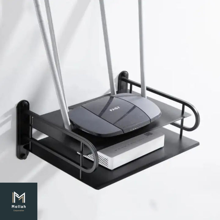 Router Shelf/Wall mounted router stand/Router Stand Rack/Wall Router ...