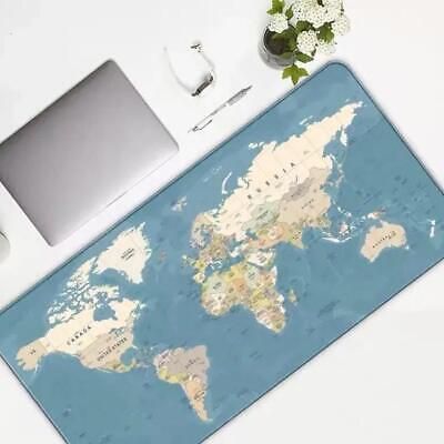 Office Gaming Mouse Pad - Multicolor world map- Gaming Big Size mouse ...