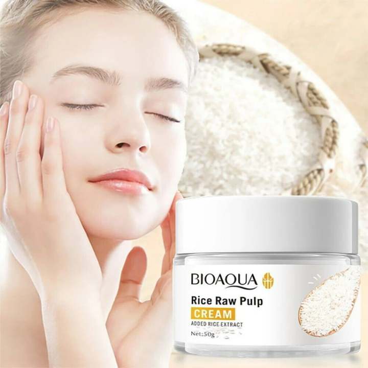 Bioaqua Rice Raw Pulp Rice Extracted Hydrating And Moisturizing Face
