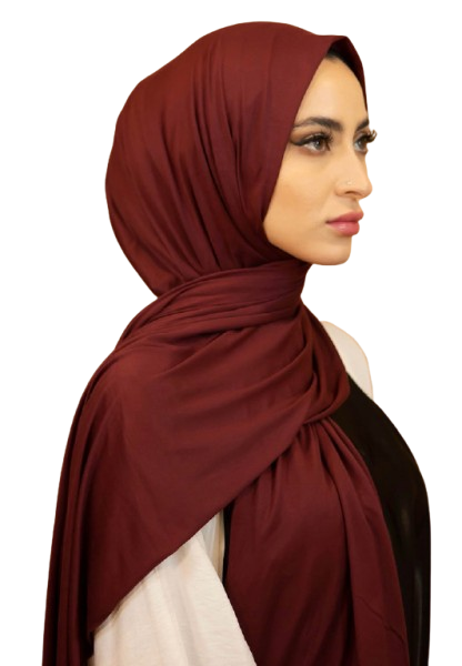 Kurian Soft Jersey Fabric Hijab Orna for Women – Long Size 81 x 30 Inch ...