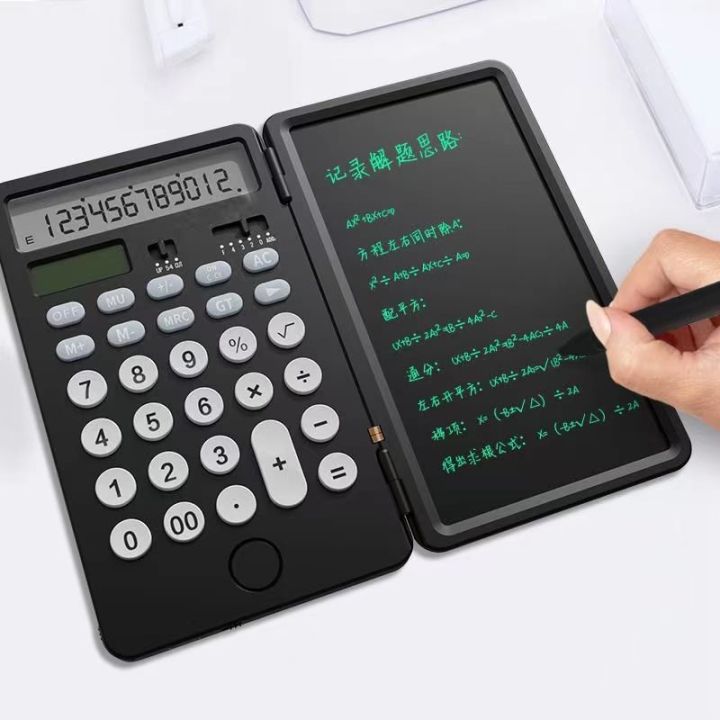 Multi-function rechargeable handwriting tablet calculator accounting ...