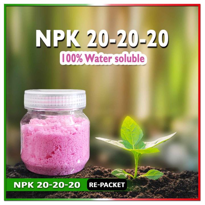 NPK 20-20-20 Fertilizer (Imported) - 100 gm (Re-Packet) | Daraz.com.bd
